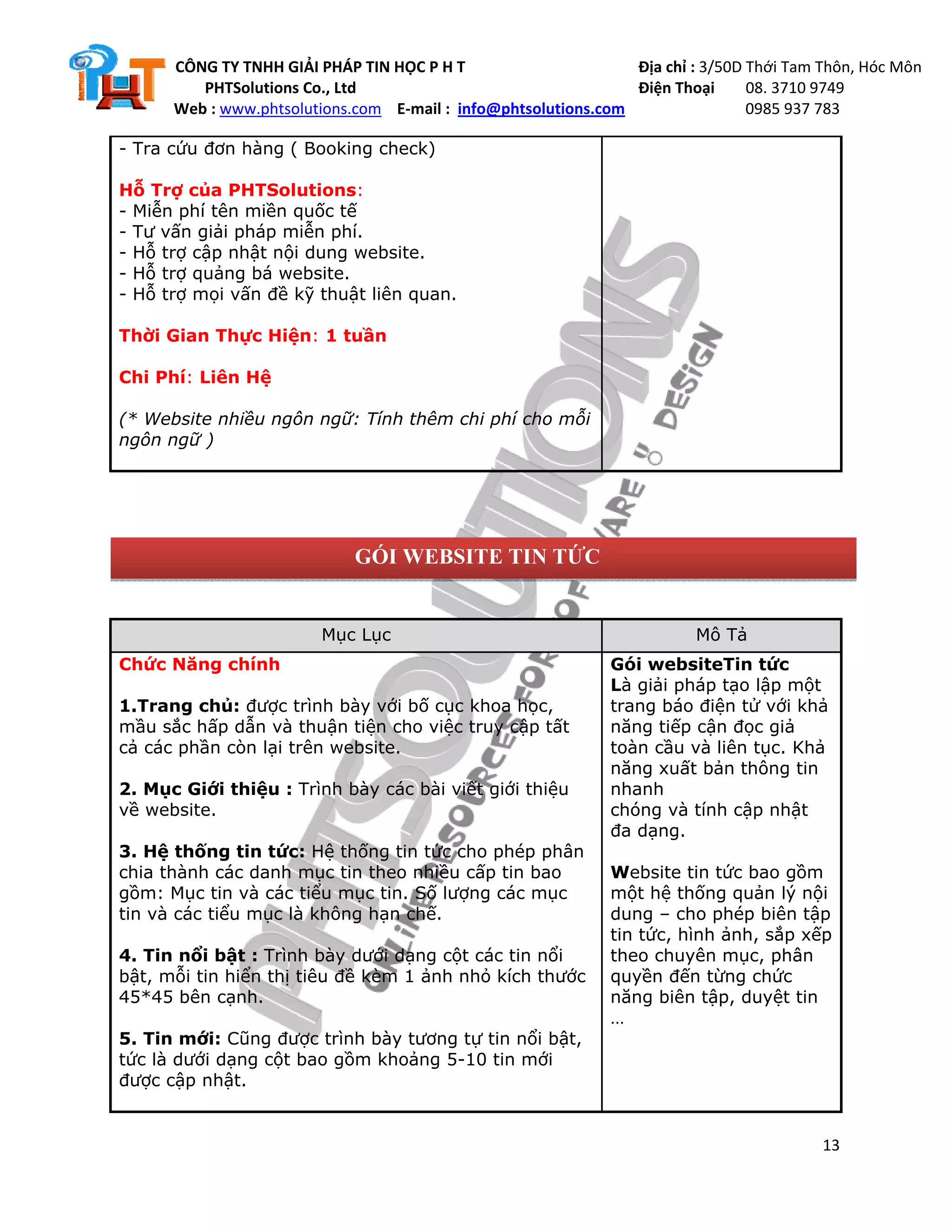 Web - template - pht - phtsolutions | PDF