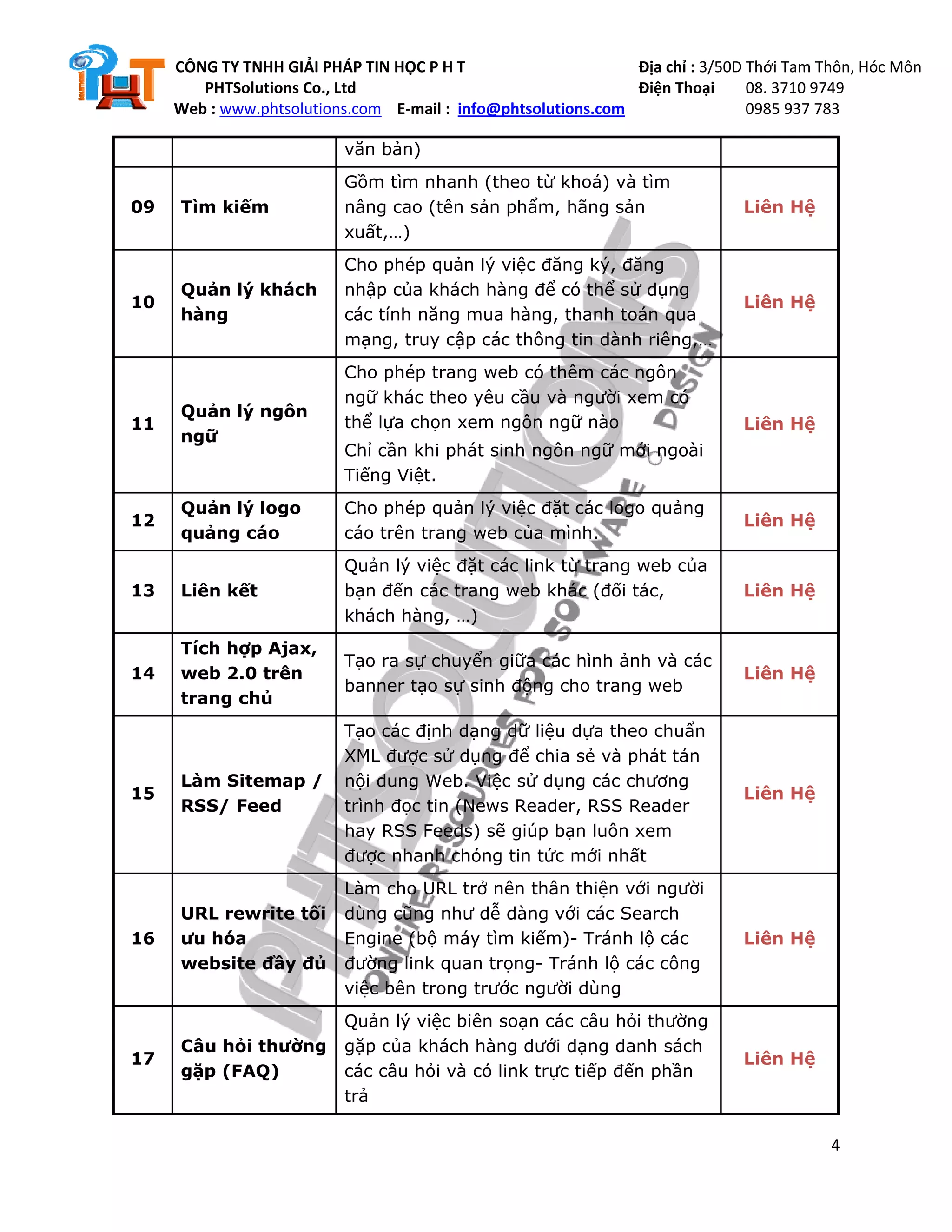 Web - template - pht - phtsolutions | PDF