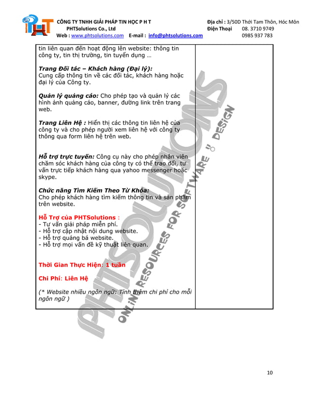 Web - template - pht - phtsolutions | PDF