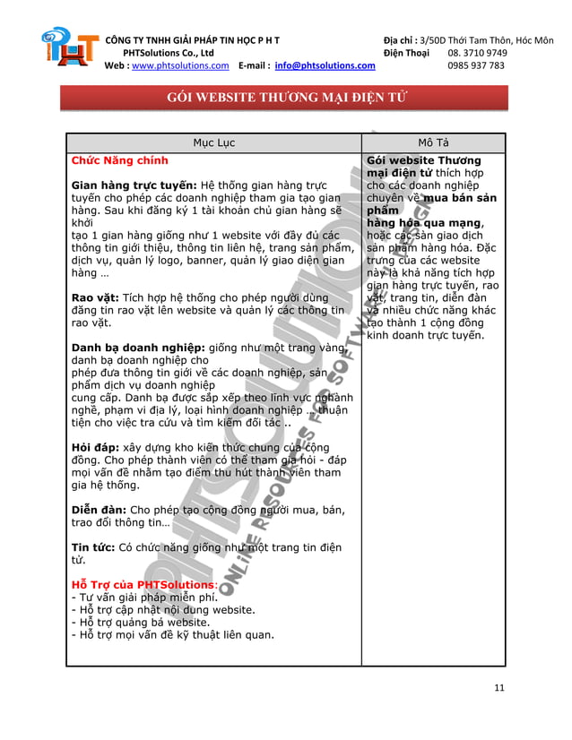 Web - template - pht - phtsolutions | PDF