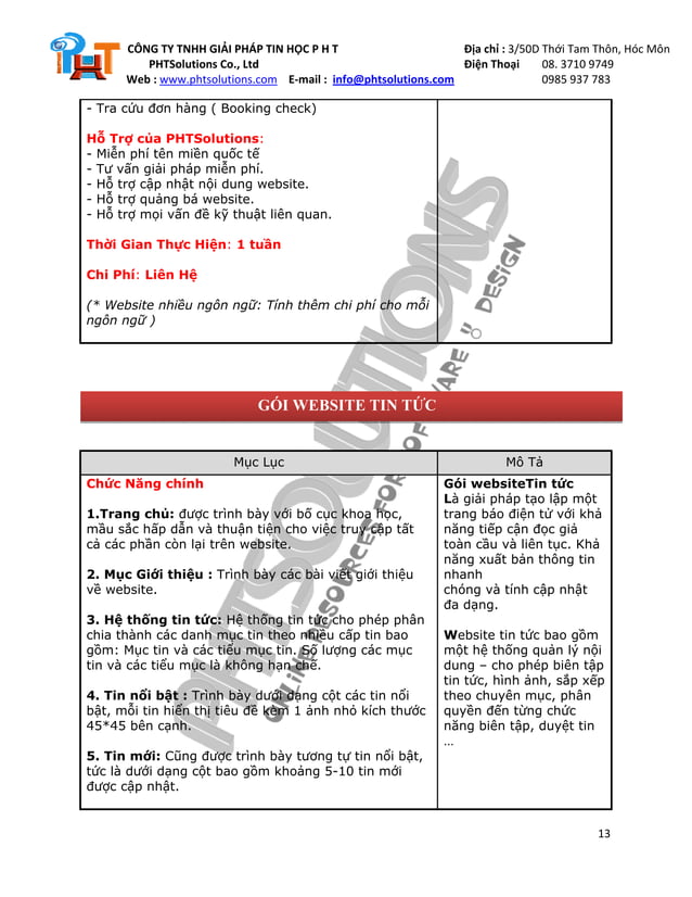 Web - template - pht - phtsolutions | PDF