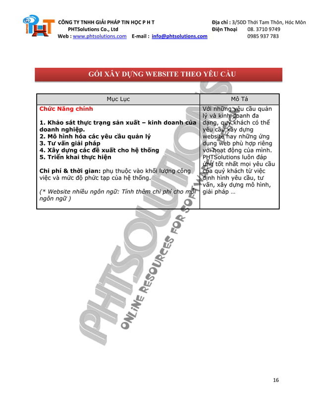 Web - template - pht - phtsolutions | PDF