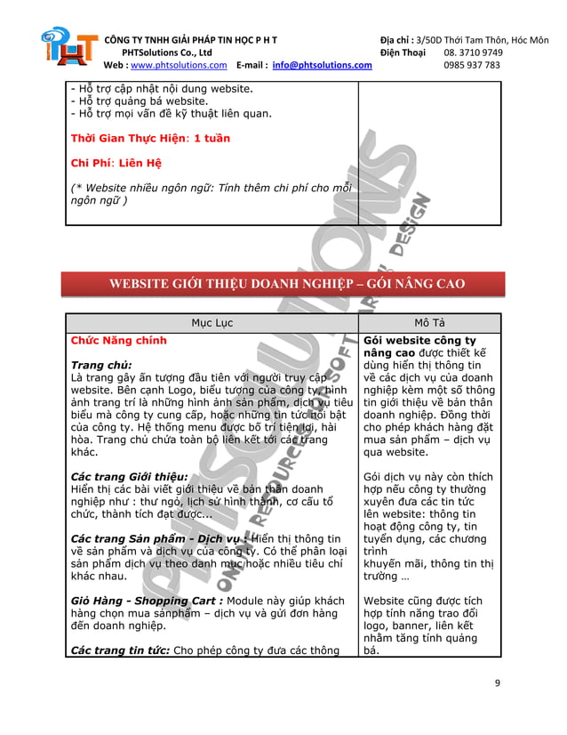 Web - template - pht - phtsolutions | PDF