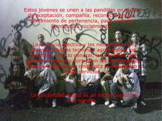 Pandillas juveniles | PPT