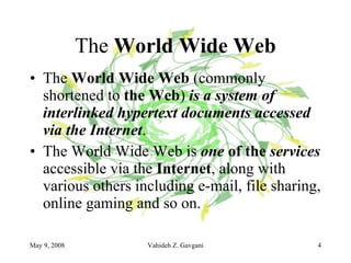The Web | PPT