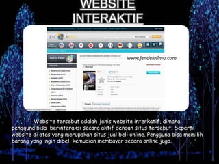 JENIS-JENIS WEB | PPTX