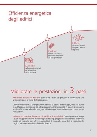 Materiale. Involucro. Edificio. Migliorare le prestazioni in 3 passi | PDF