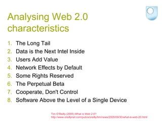 Web 2.0 - principles and implications | PPT