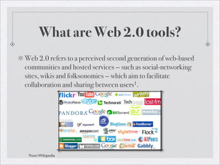 Web 2.0 Tools In The Classroom | PDF
