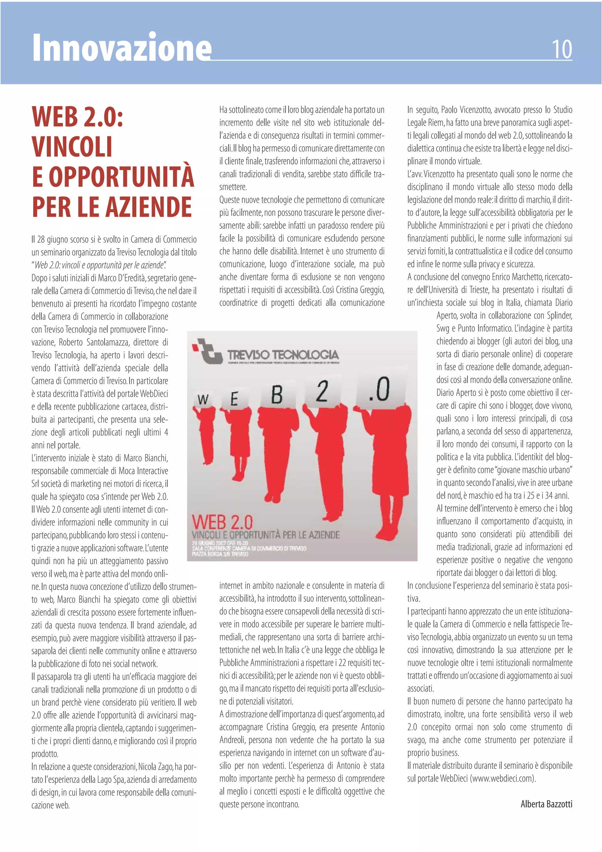 Web 2.0: vincoli e opportunità per le aziende | PDF