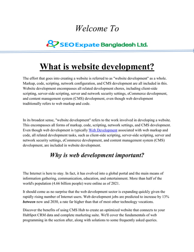 Web Development | PDF