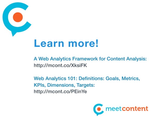 Web Analytics Framework Guide | PPT