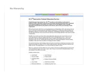 Web Application Page Hierarchy | PPT