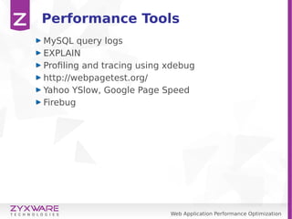 Web Application Performance Audit and Optimization | PPT