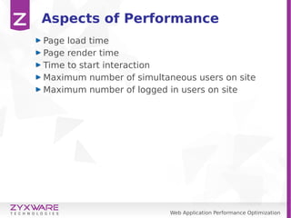 Web Application Performance Audit and Optimization | PPT