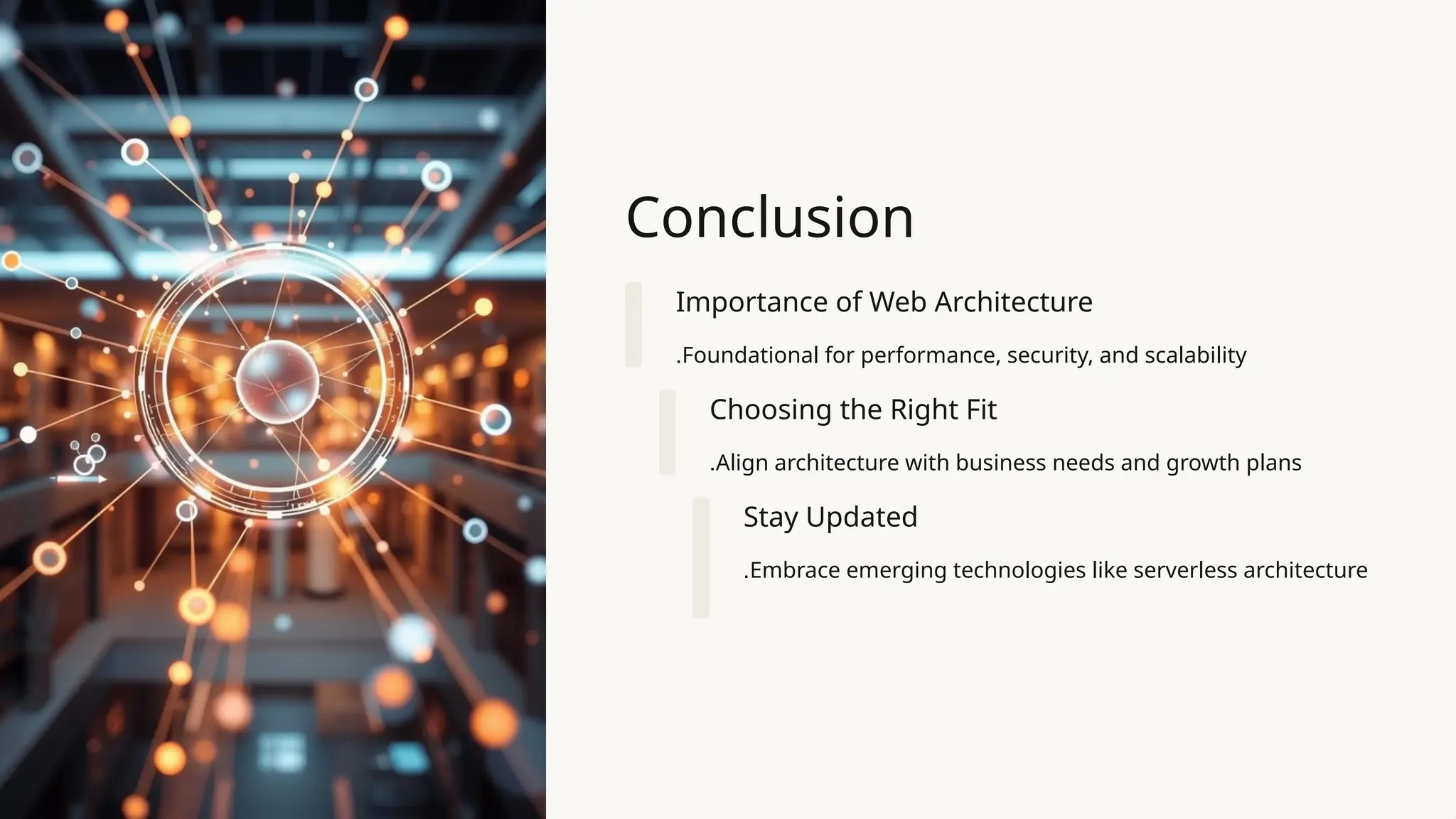 Web Architecture pptx for education student | PPTX