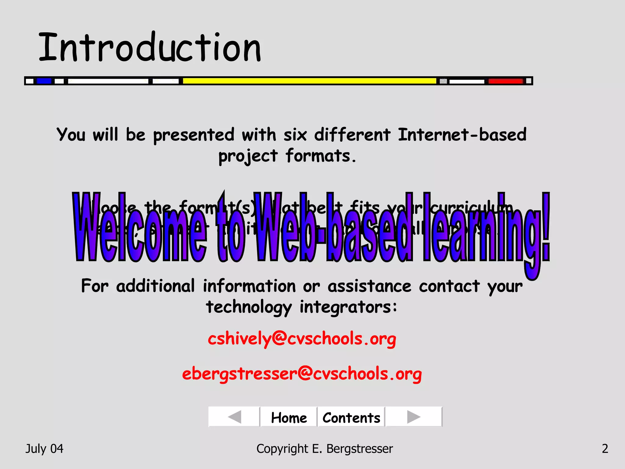 Web Based Activities | PPT