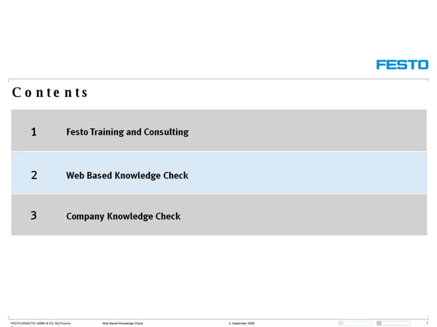 Web Based Knowledge Check | PPT