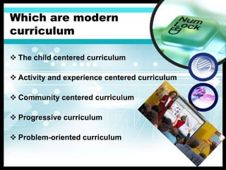 Web based and traditional curriculum | PPT