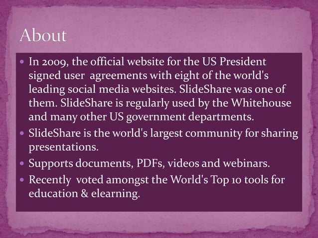 Web based app (slideshare) | PPT