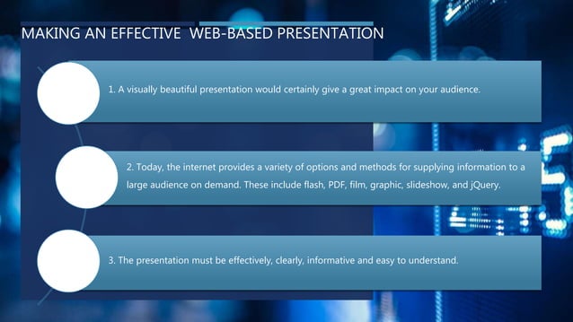WEB-BASED PRESENTATION.pptx | Web Design and HTML | Internet