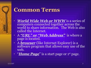 Web Basics | PPT