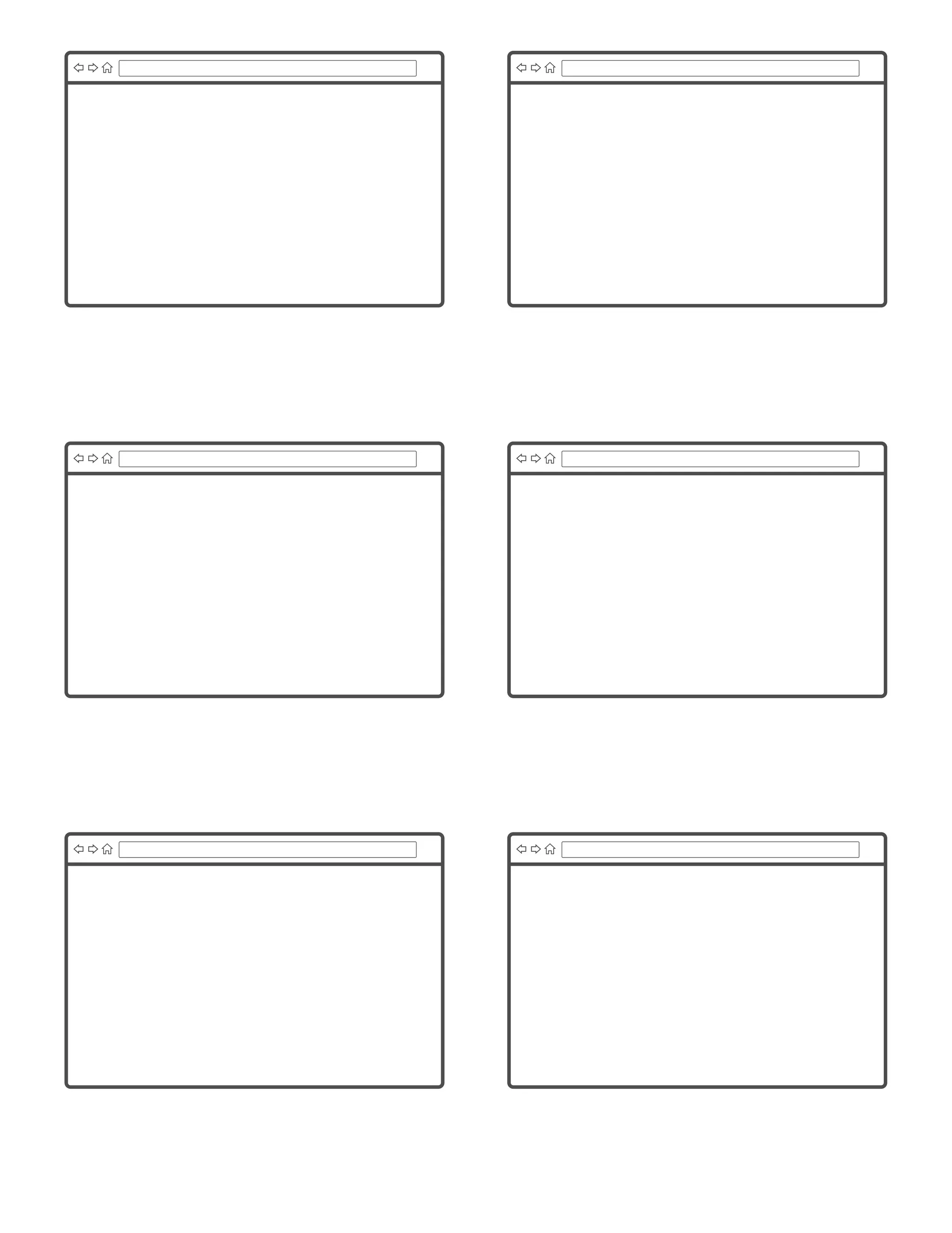 Web browser design template | PDF | Web Design and HTML | Internet