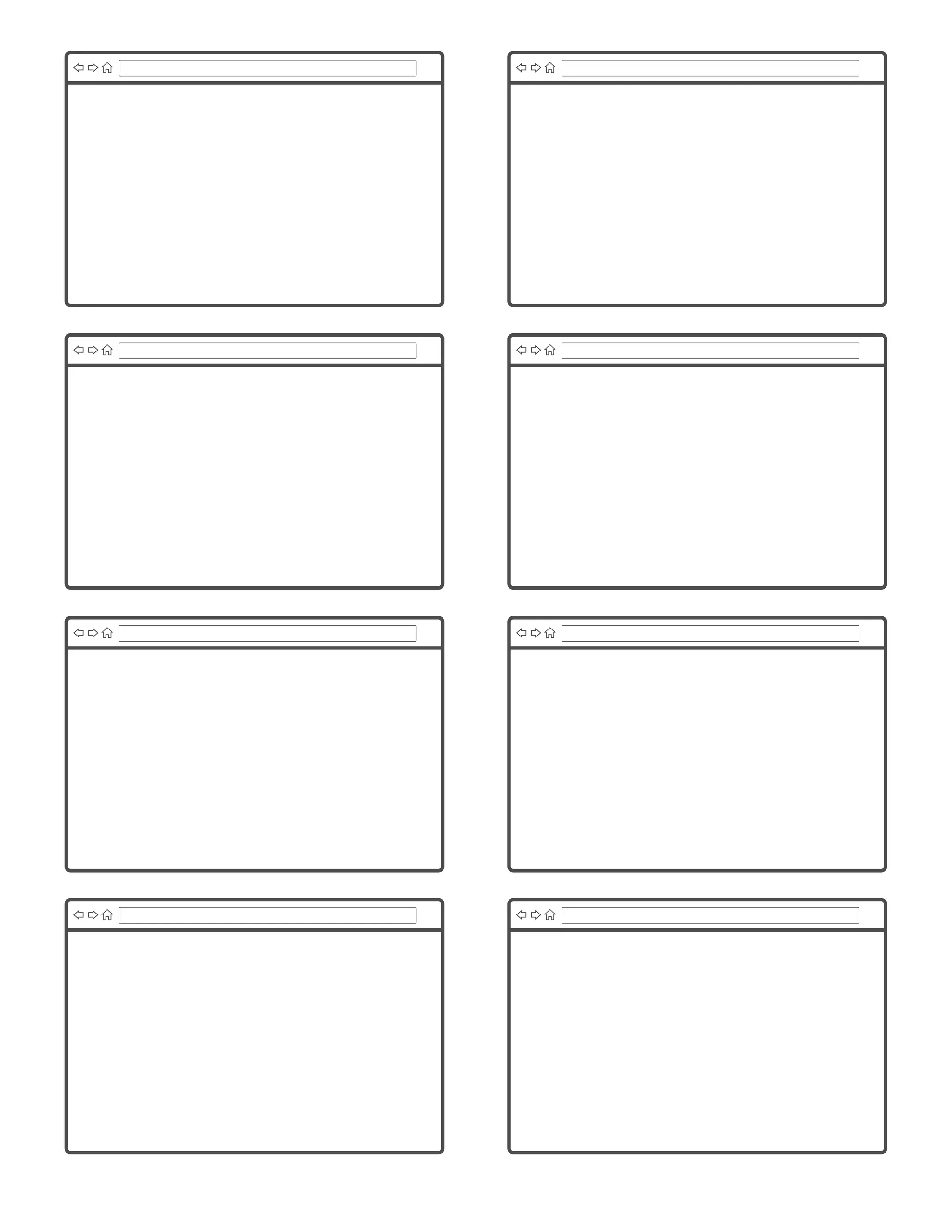 Web browser design template | PDF