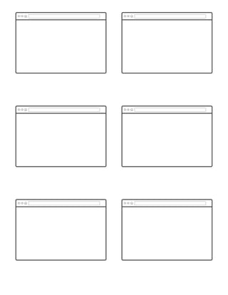 Web browser design template | PDF
