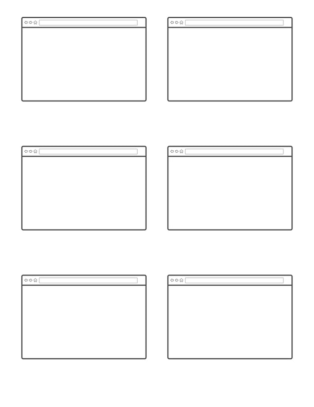 Web browser design template | PDF | Web Design and HTML | Internet