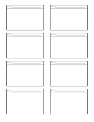 Web browser design template | PDF