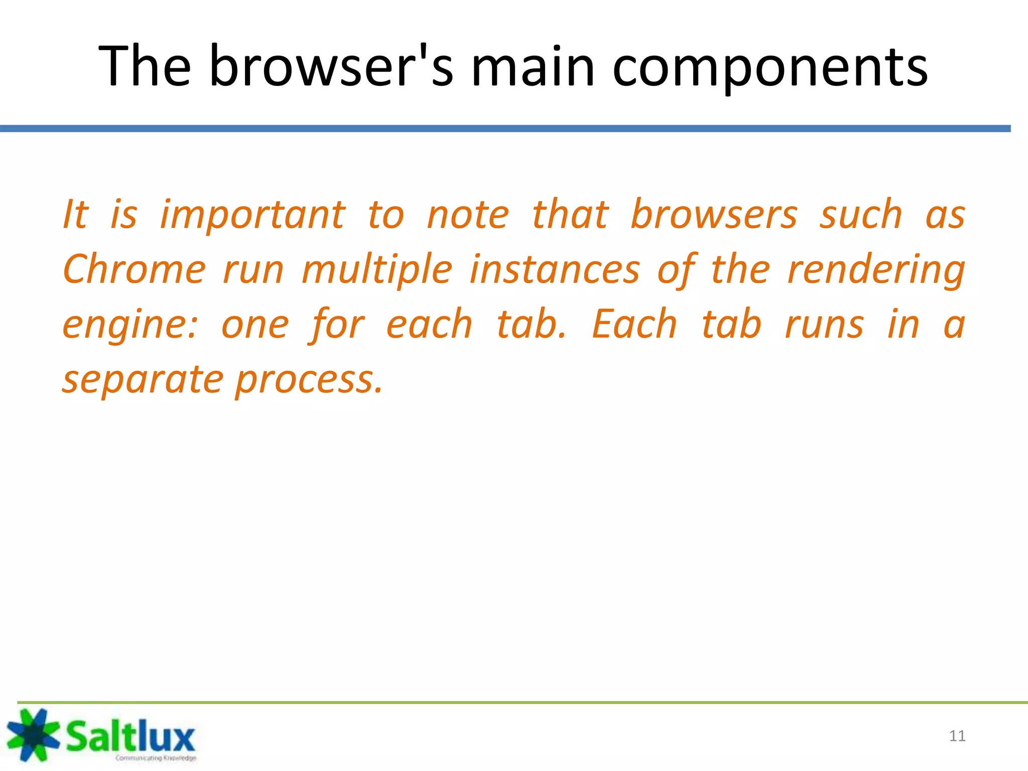 Web browser architecture | PPTX