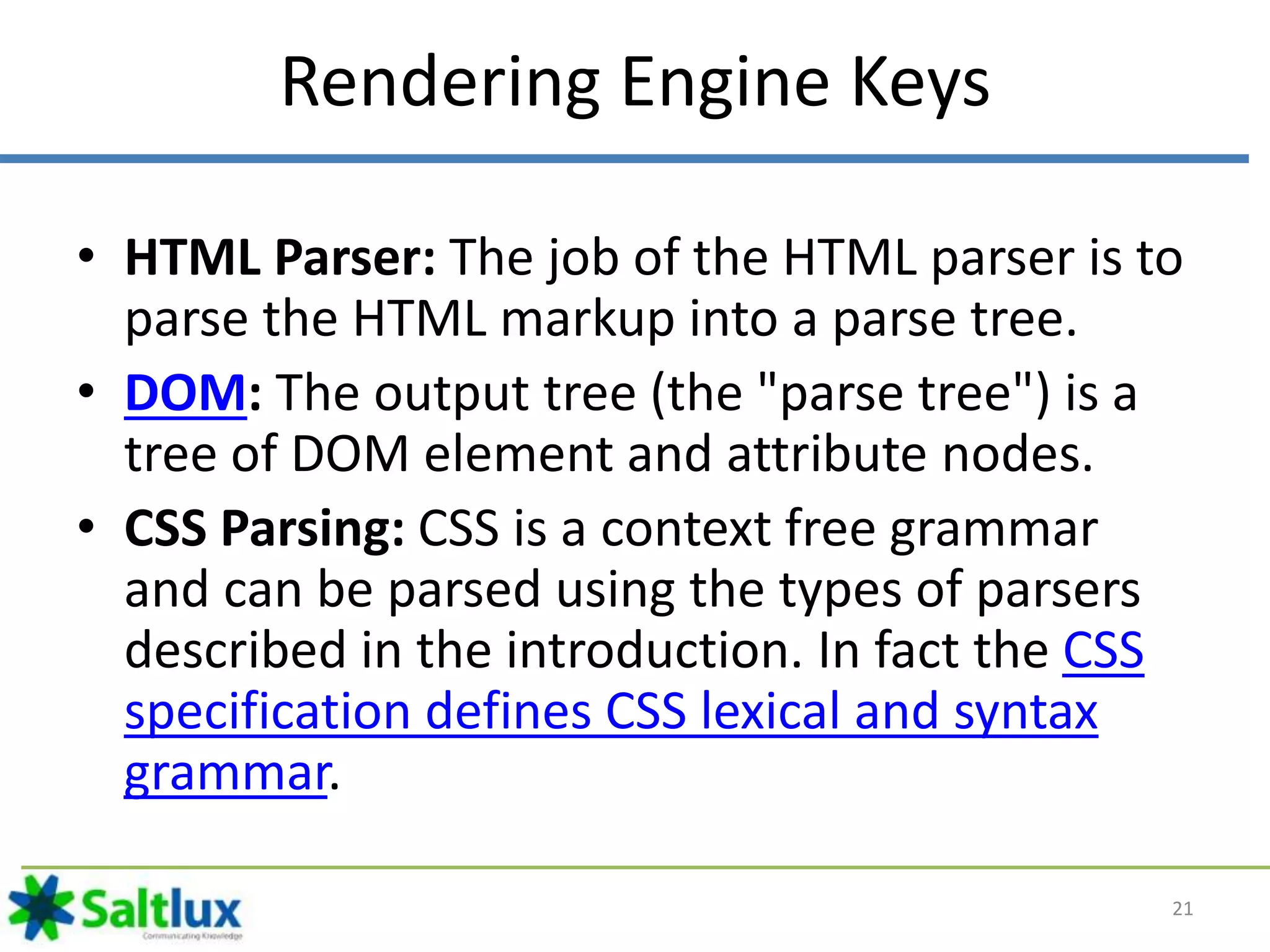 Web browser architecture | PPTX
