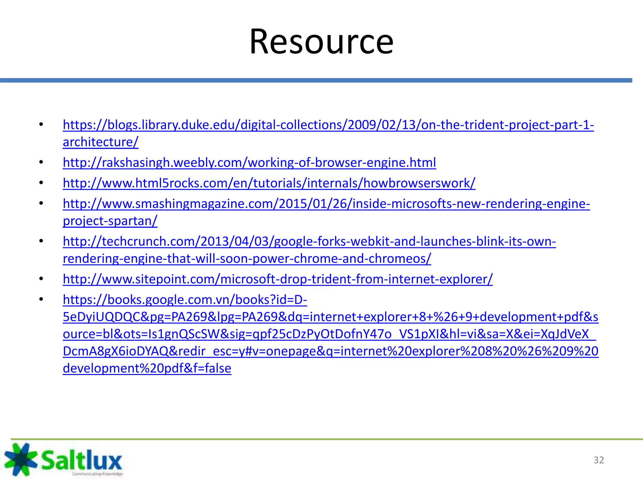 Web browser architecture | PPTX