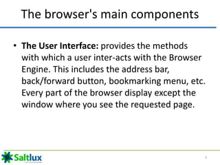 Web browser architecture | PPTX