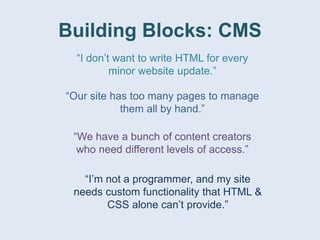 Web Building Blocks | PPTX