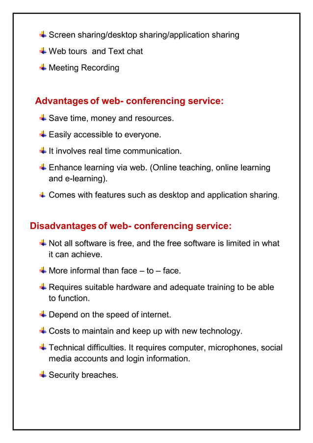 Web Conferencing Pdf Web Conferencing Computer Software And Applications