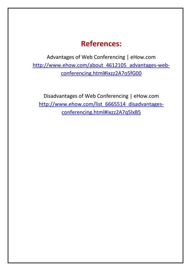 Web Conferencing Pdf Web Conferencing Computer Software And