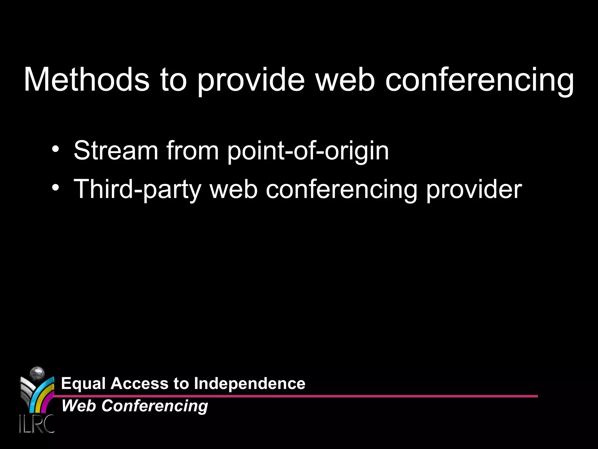 Web Conferencing.ppt