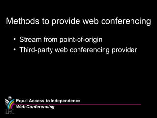 Web Conferencing.ppt