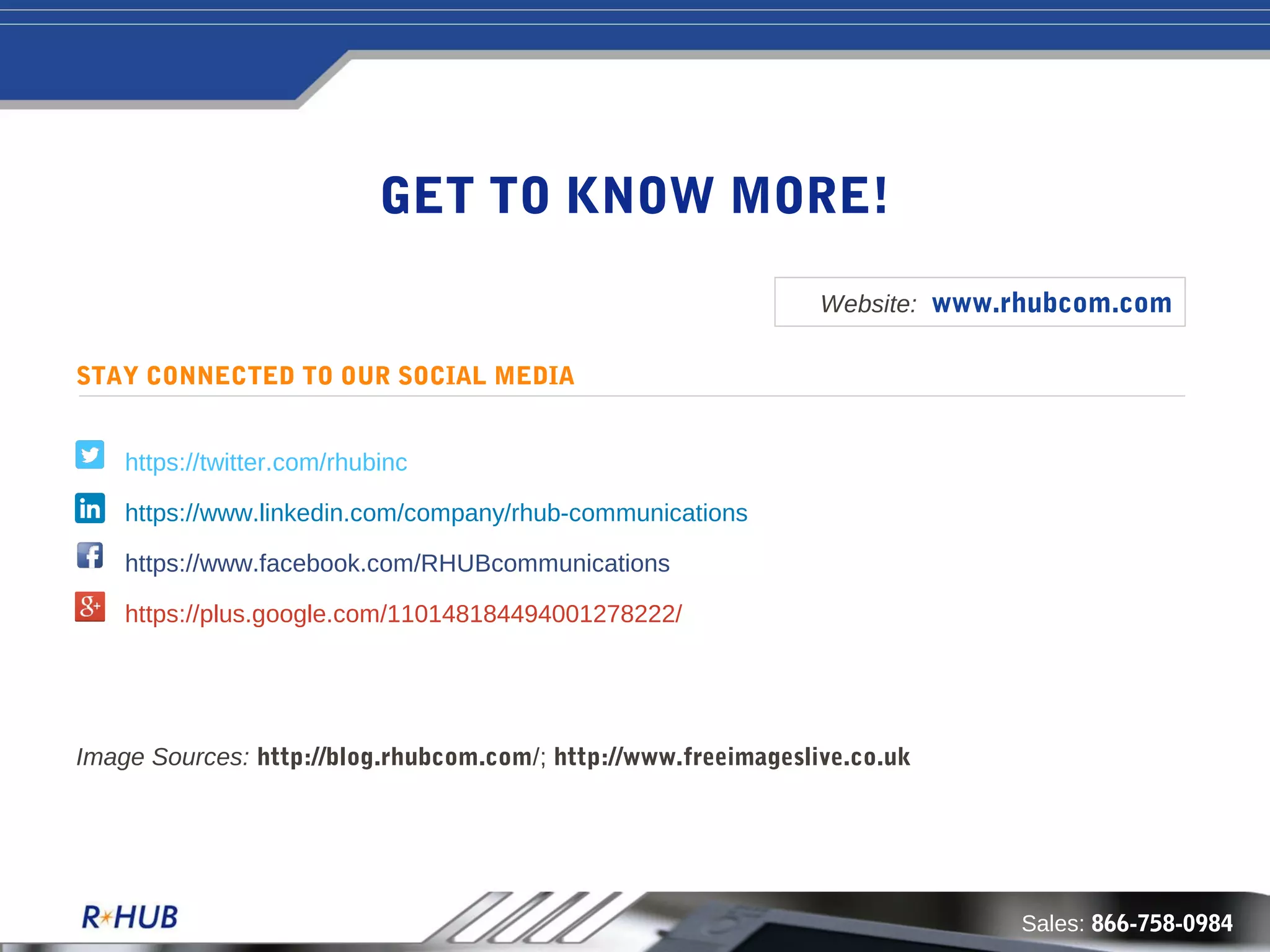 RHUB Web Conferencing | PPT