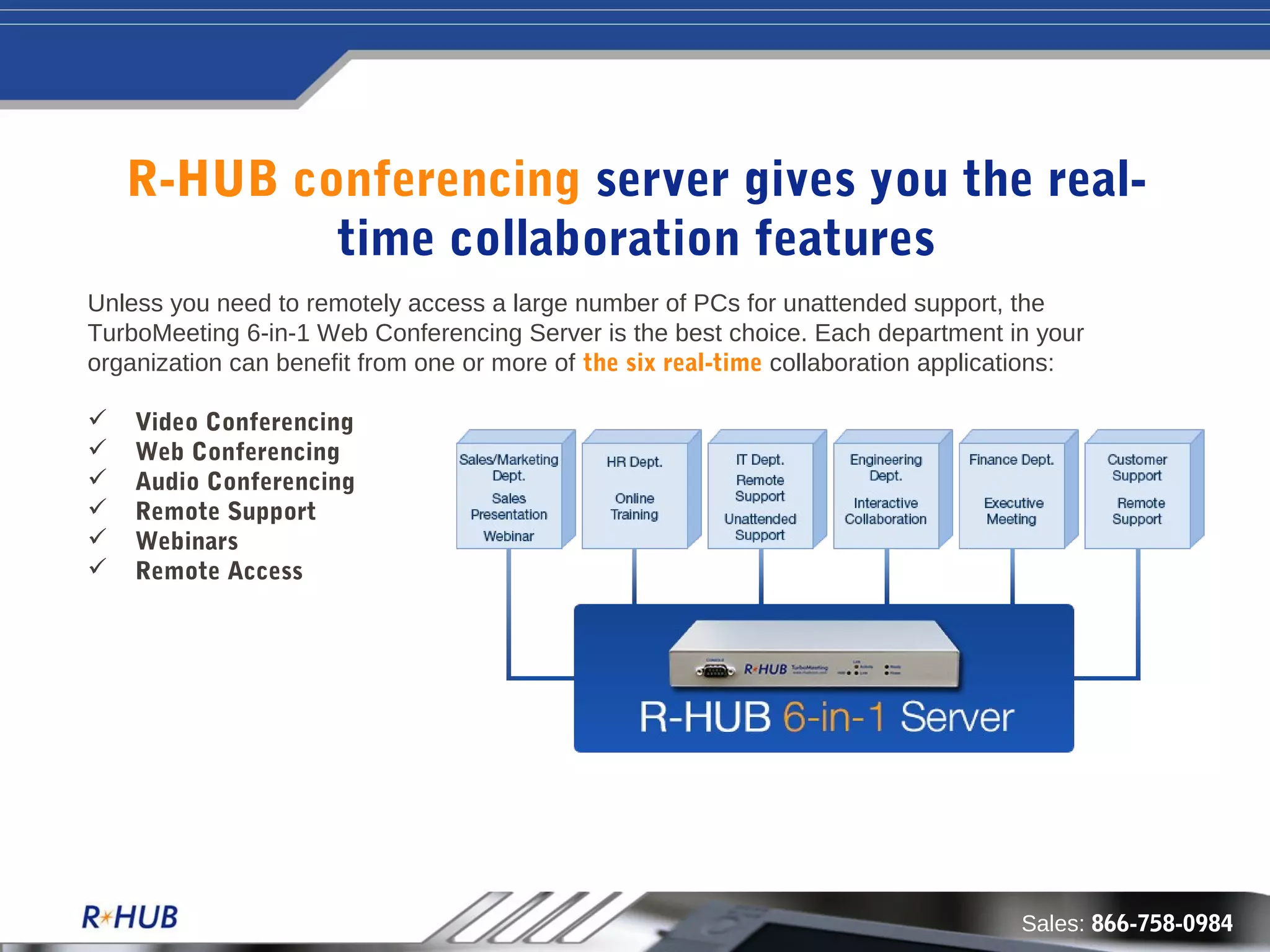RHUB Web Conferencing | PPT