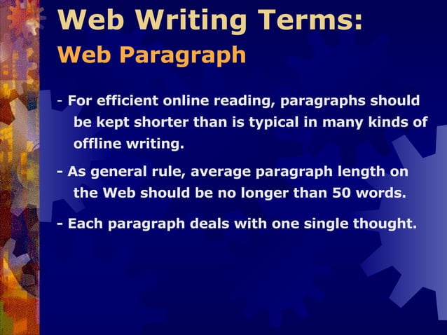 Web Content Writing | PPT