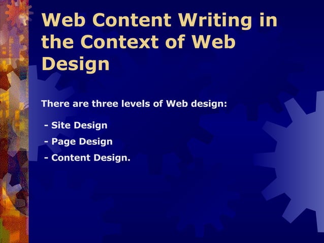 Web Content Writing | PPT