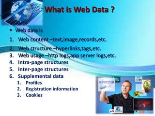 Web content mining | PPT