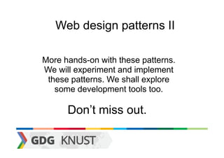 Web Design Patterns | PDF