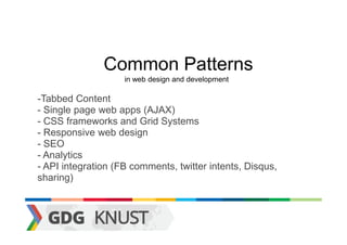 Web Design Patterns | PDF