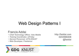 Web Design Patterns | PPT