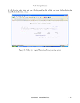 Web design-project-report3961 | PDF
